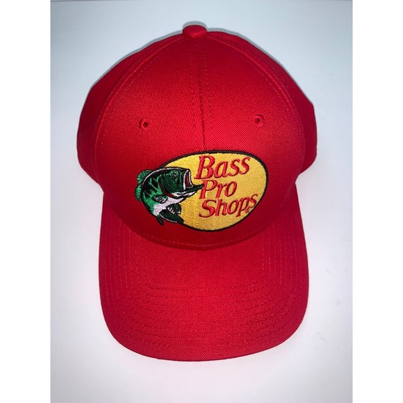 Bass Pro Shops | Accessories | Bass Pro Shops Red Hat Adjustable Cap ...